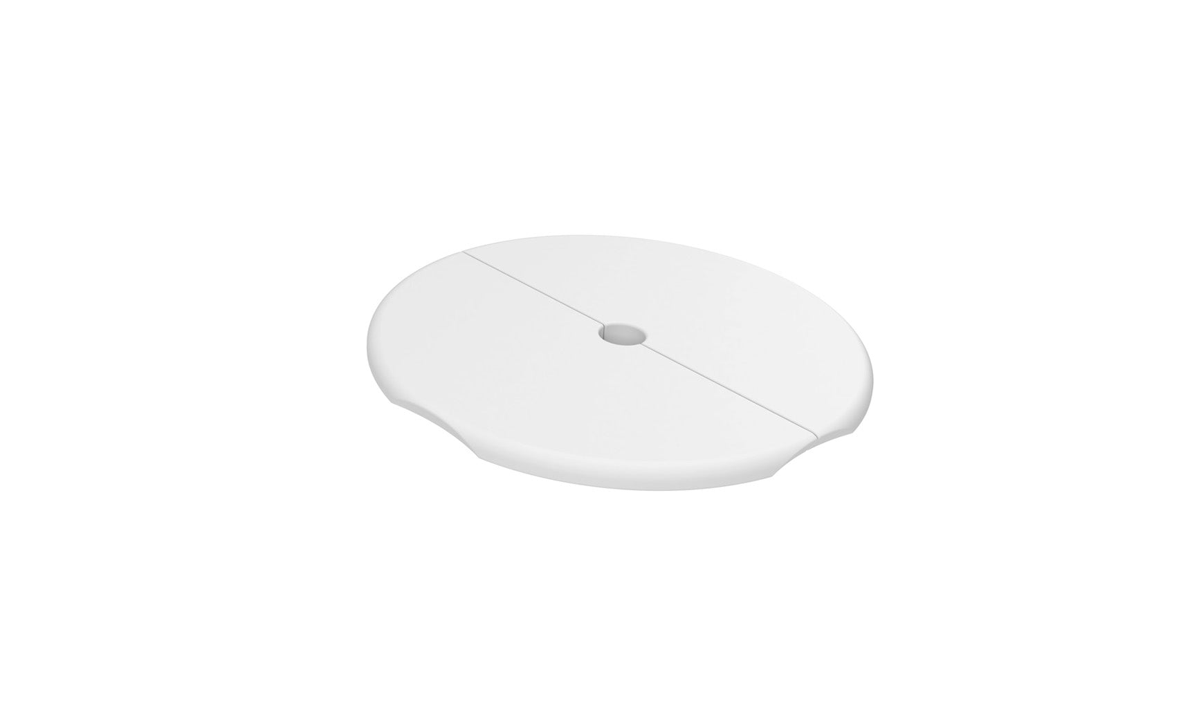 Side Table Lid - Holds Your Umbrella - Split Lid | Ledge Lounger