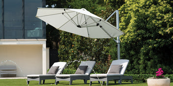 Poolside, Outdoor and In Pool Shade Umbrellas | Ledge Loungers